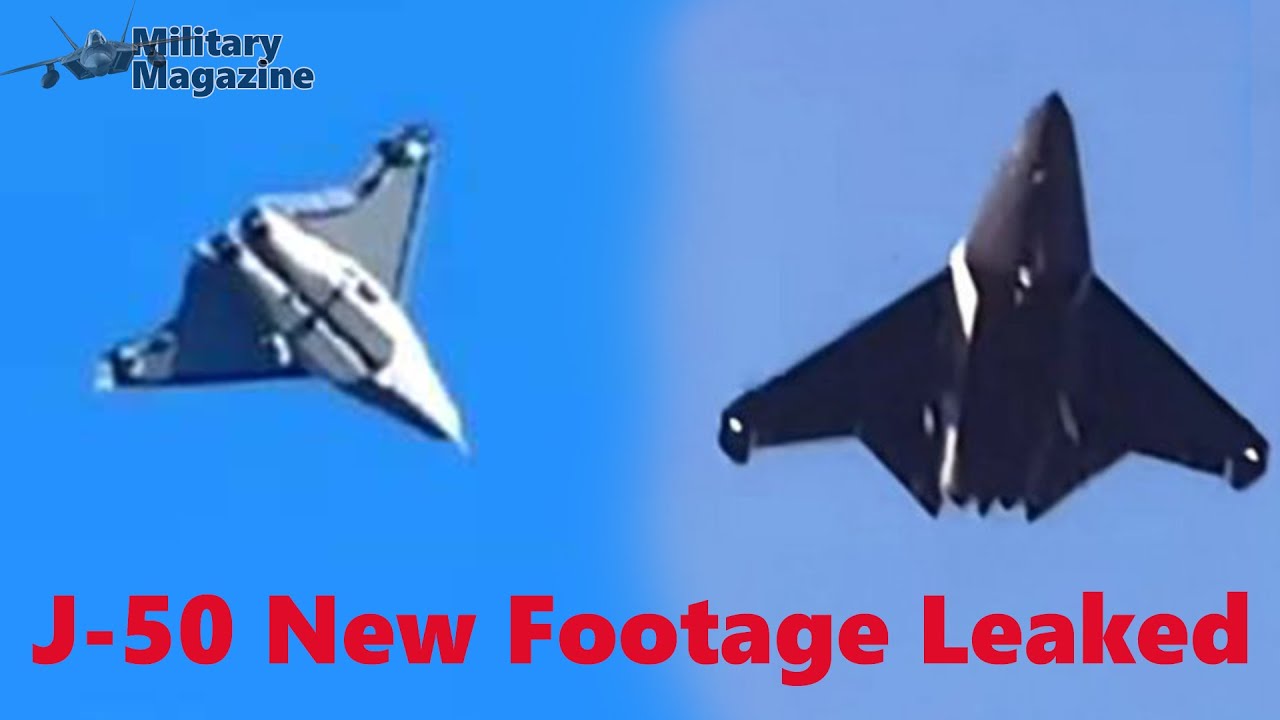 China’s future J-50 New Footage Leaked - showcases the stealth aircraft ...