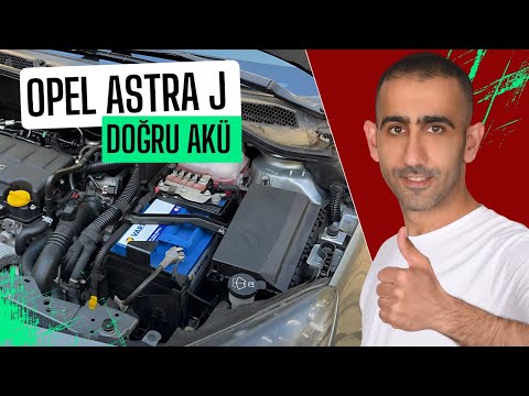Opel Astra J Kasa 2015 Akü Değişimini Müşteri Adresinde Yaptım