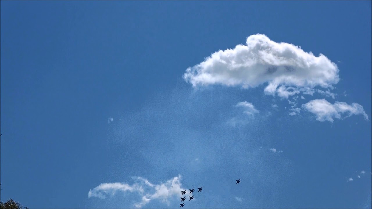Blue Angels Fly Over May 12thth 2020 Metro Detroit - YouTube