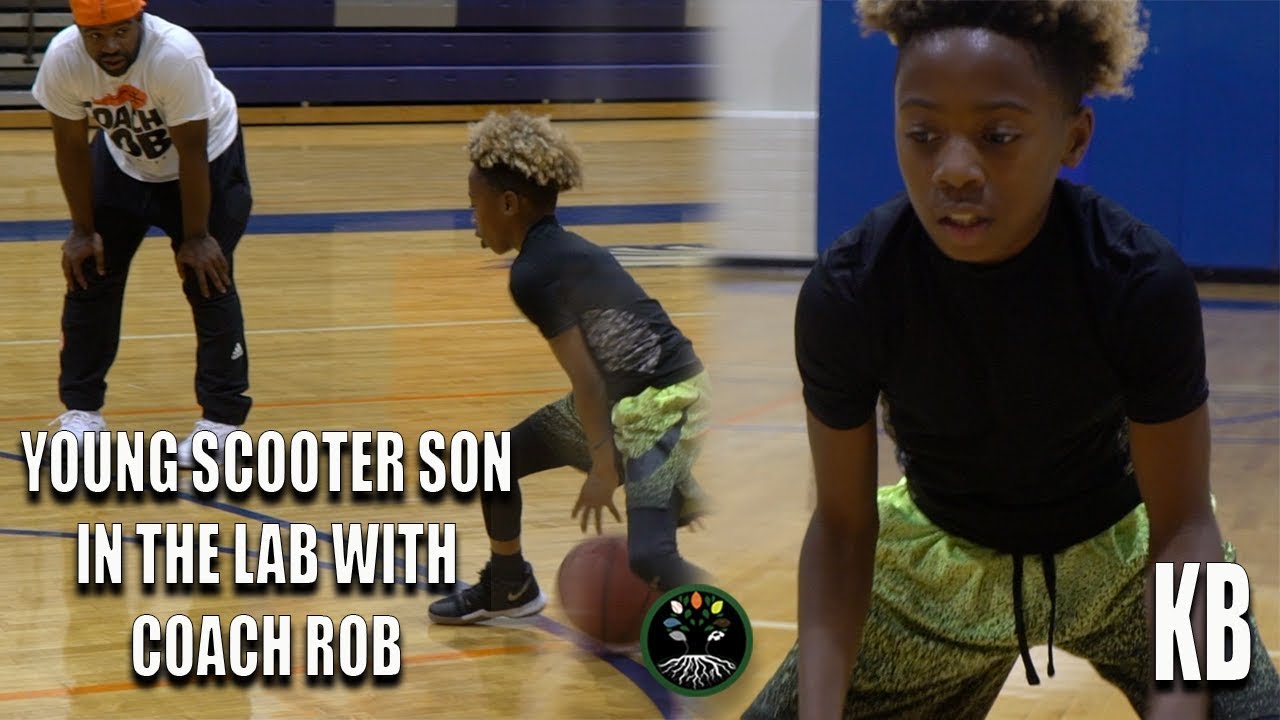 Young Scooter's Son KB In The Lab with Coach Rob | Adding to the 🎒 ...