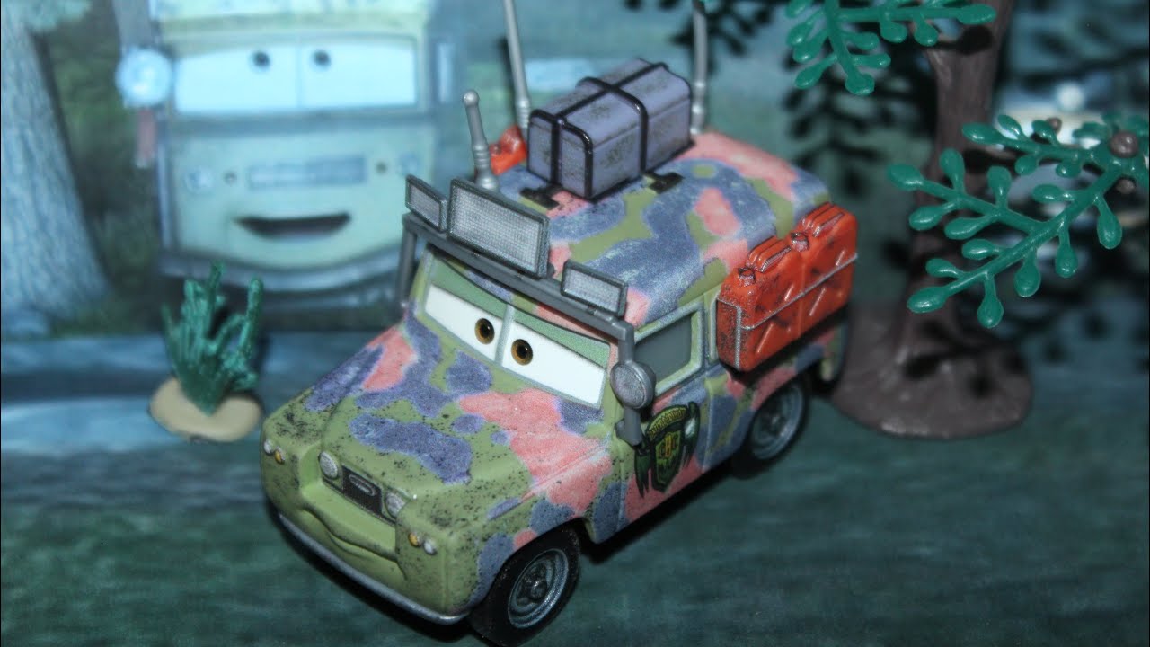 Mattel Disney Cars on the Road Margaret Motorray (Big Foot Cryptid ...