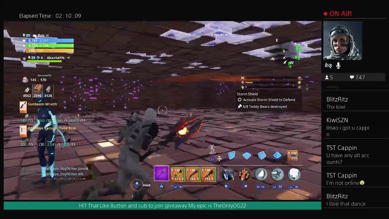 Fortnite STW live giveaway #Modded # Guns #stw - YouTube