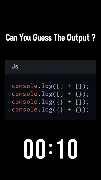 🧠💡 Can you guess the output? Drop your answer with an explanation in the comments! - YouTube