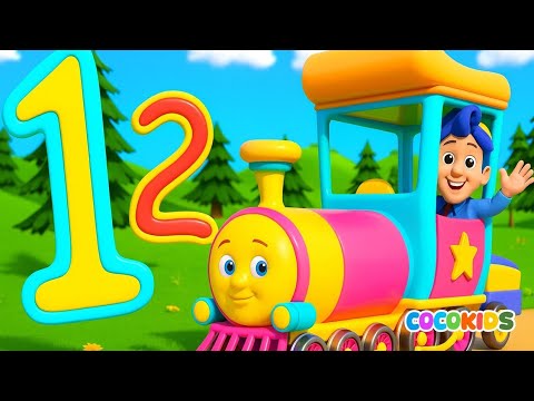 Learn Counting Numbers With Train | Nursery Rhymes & Kids Songs ...