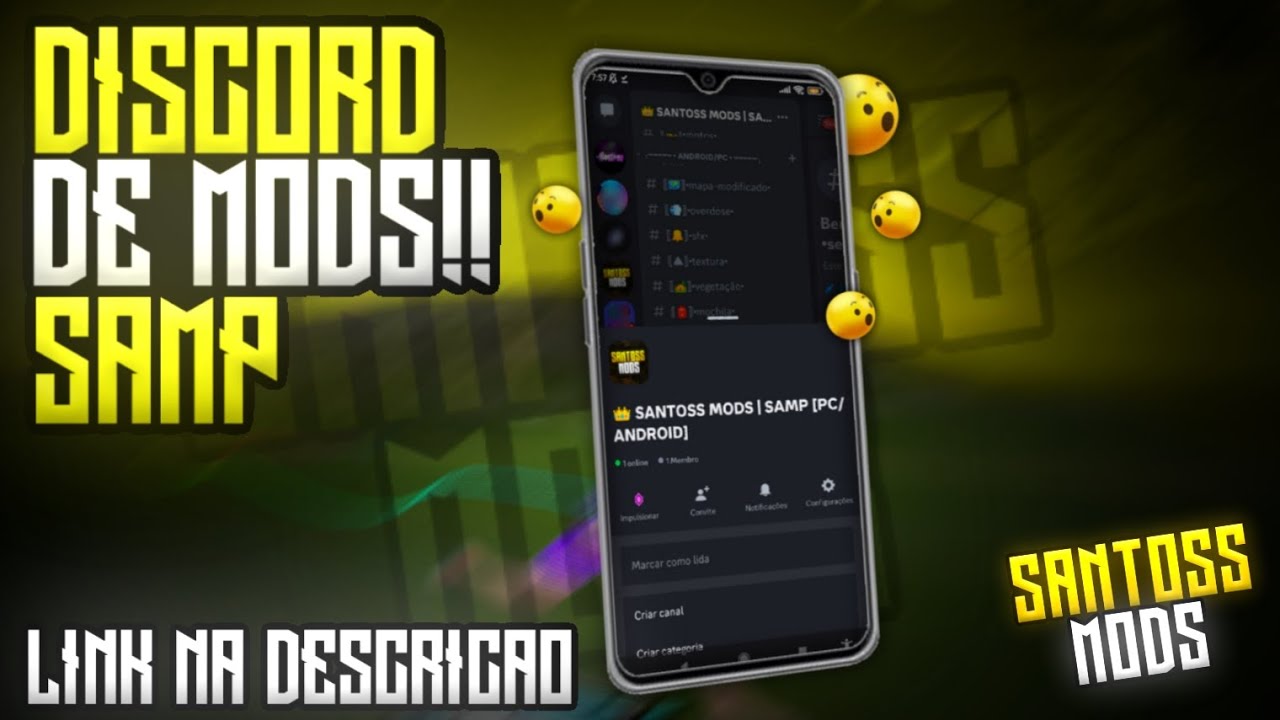 DISCORD DE MODS PRA SAMP E MTA!! 😍 GTA SAMP | GTA SA - YouTube