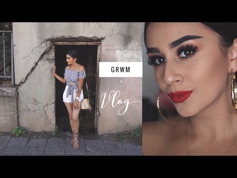GRWM | Lashes & Bold lips | + Jerome Vlog 017 - YouTube