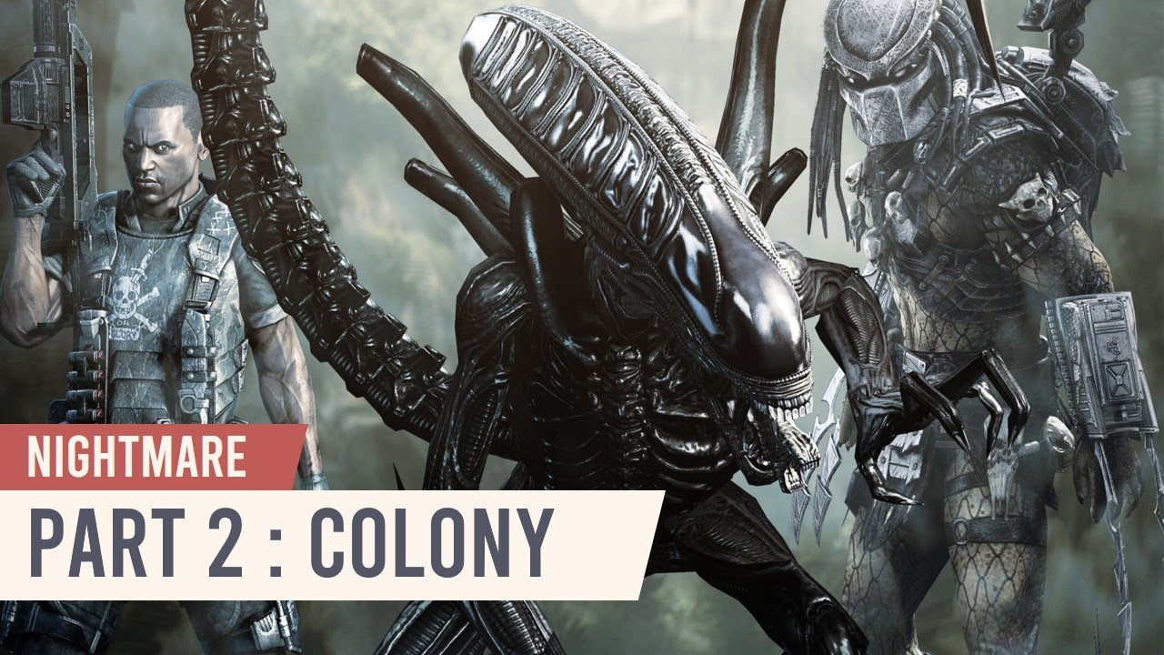 Aliens vs. Predator [Alien Missions] #2 | Colony (Nightmare Difficulty ...
