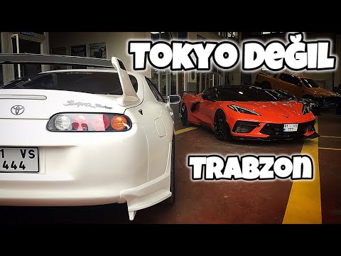 Tokyo Değil Trabzon Modifiye Buluşması | Toyota Supra Drift Şov