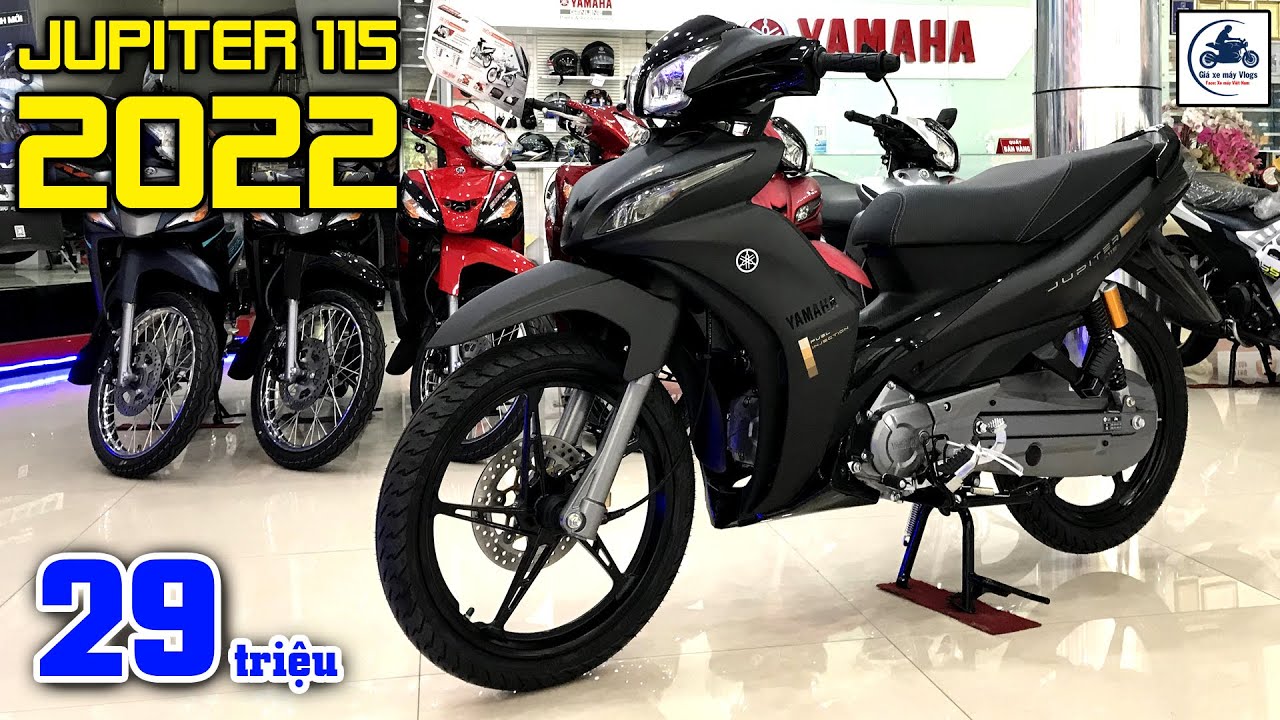 Jupiter 115 FI 2022 ĐEN NHÁM cực NGẦU ️ 29 triệu 1 em Jupiter 2022 tháng 10 🔴 GIÁ XE MÁY VLOGS ...