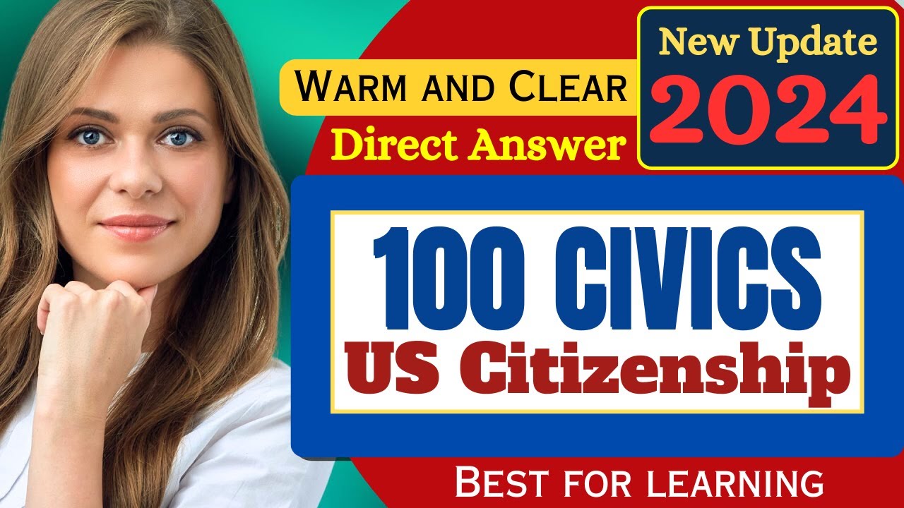 2024-2025 U.S. Citizenship Quiz Challenge, USCIS 100 Civics Test ...