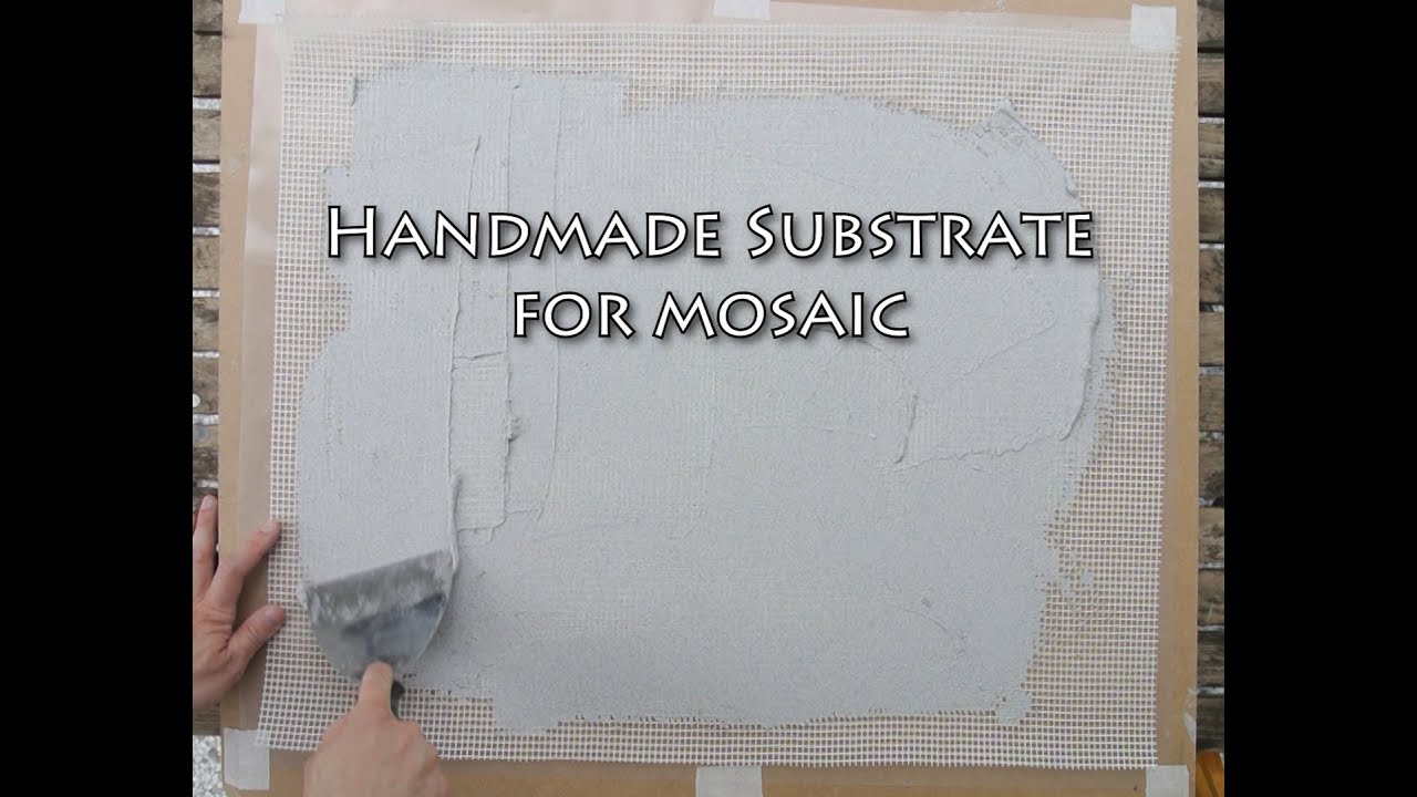 Handmade Substrate for mosaic - YouTube