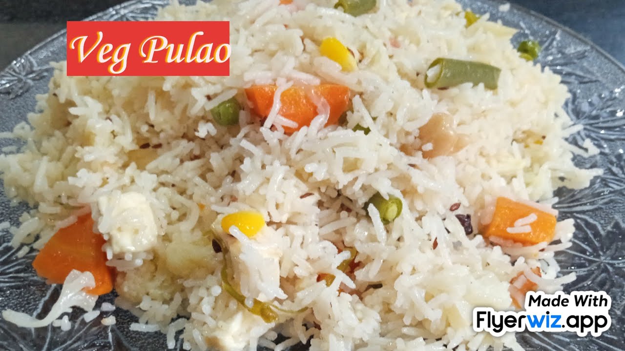 Veg .pulao recipe | Make in this amazing way | buffe style pulav at ...