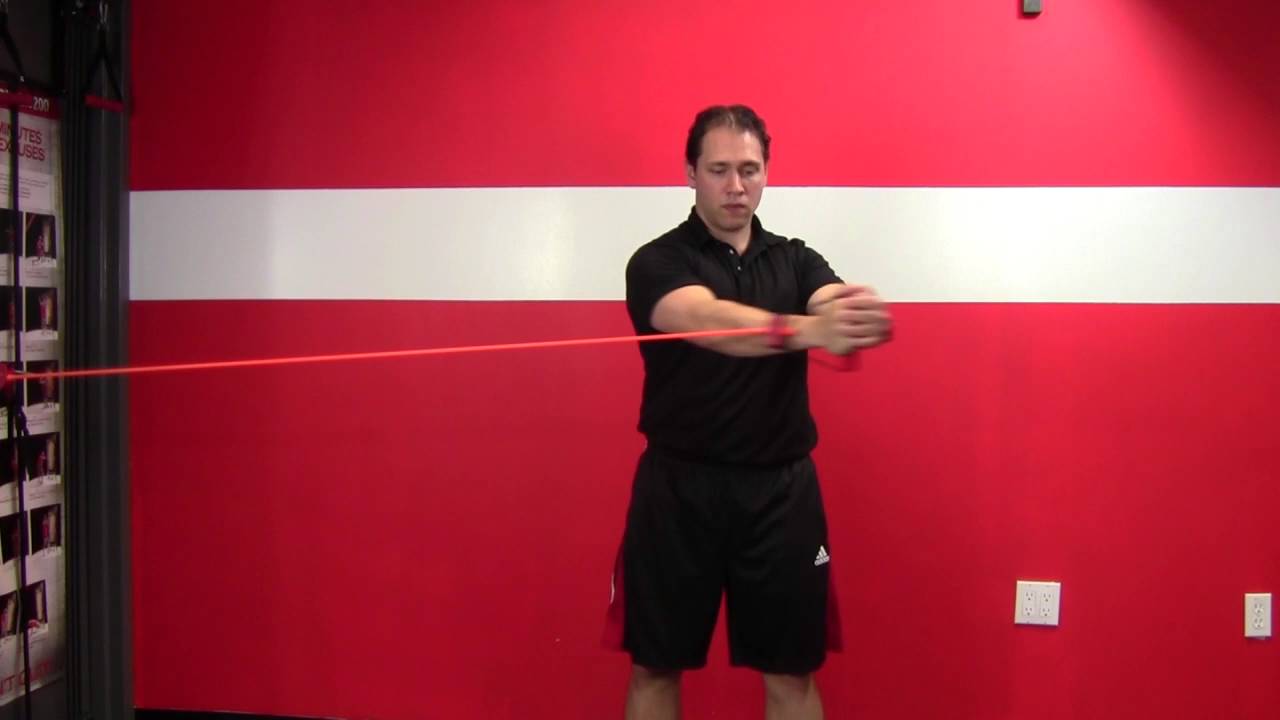 Band Trunk Rotation | Meta Burn Fitness - YouTube
