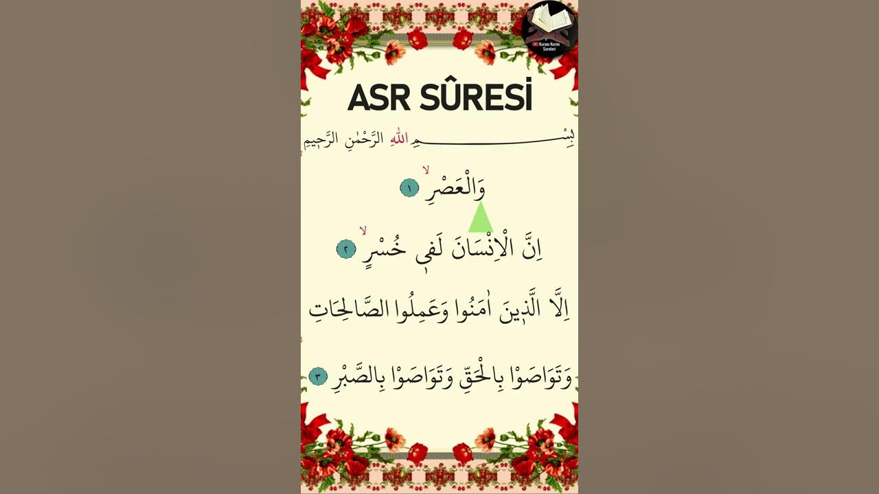 Asr Suresi Ok Takipli shorts