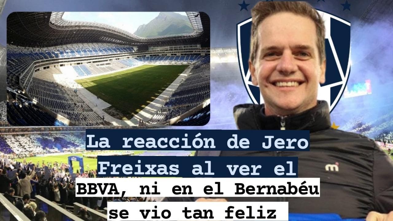 😮La reacción de Jero Freixas al ver el BBVA, ni en el Bernabéu se vio ...
