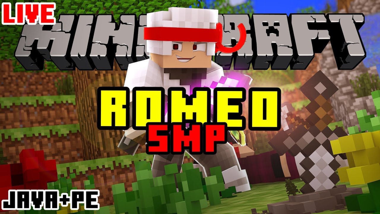 🔴Minecraft Public SMP Live | Romeo SMP | Java+Pe Edition | # ...