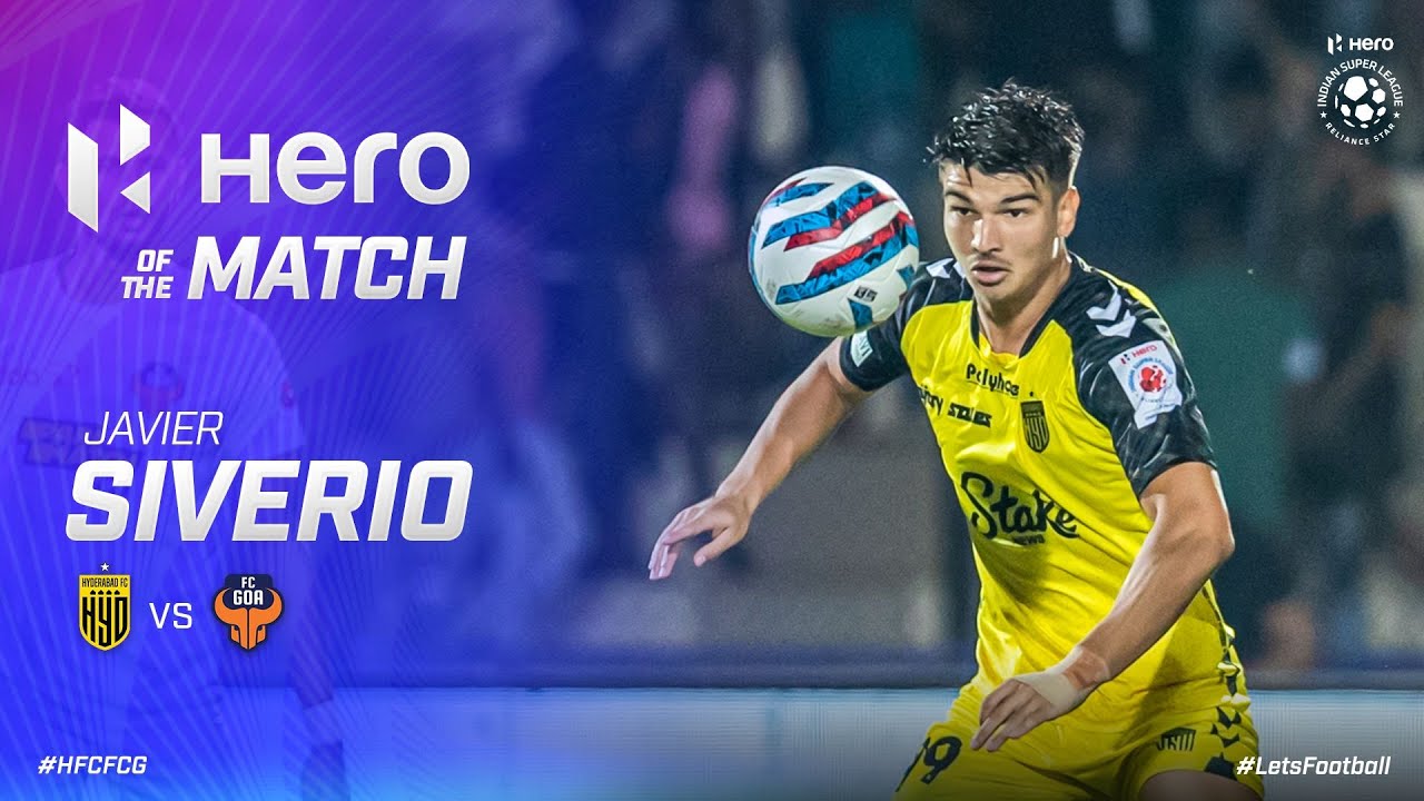 Hero of the Match - Javier Siverio | Hyderabad FC 1-0 FC Goa | MW 4 ...