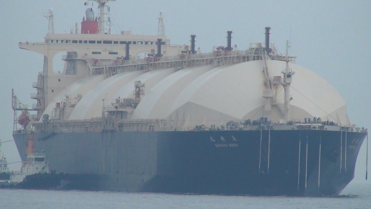 泉州丸 senshu maru LNGタンカー LNG TANKER SHIP - YouTube