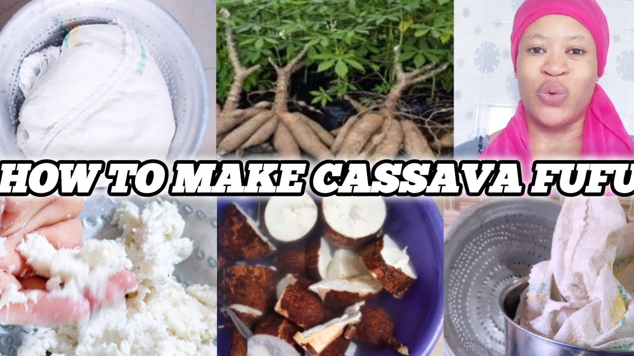 TEACHING MY CHILDREN HOW TO PROCESS & MAKE CASSAVA FUFU FROM START ...