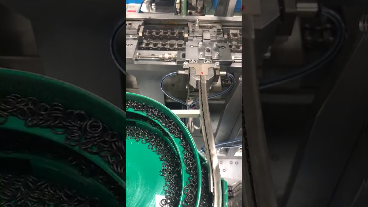 O ring assembly machine from China benfa - YouTube