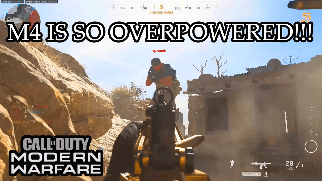 Call of Duty Modern Warfare - M4 - OVERPOWERED!! - YouTube