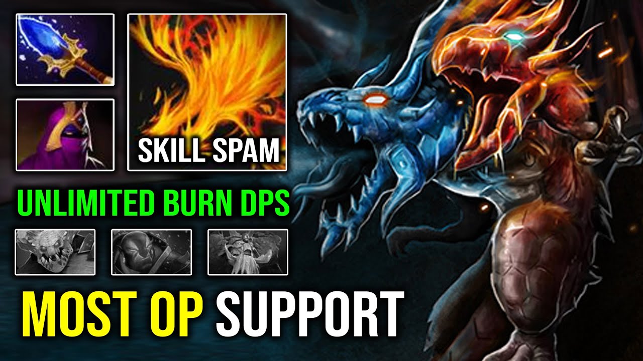 JAKIRO Is the Most OP Hard Support in 7.32e Unlimited Burn DPS Pure ...