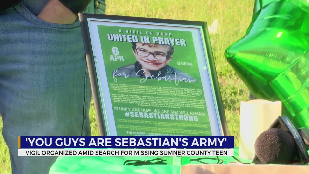 Sebastian Rogers' father, grandparents hold out hope at prayer vigil ...