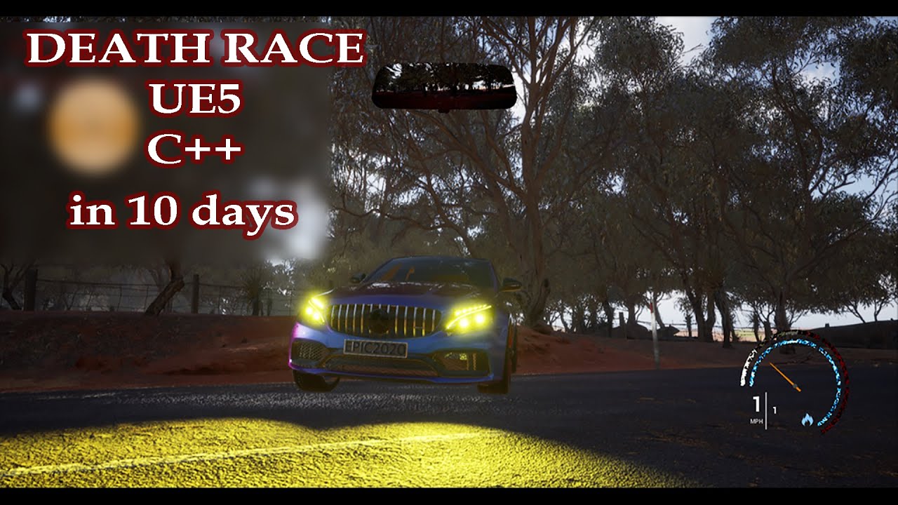I made Death Race game in 1 week | Death Race in Unreal 5 C++ - YouTube