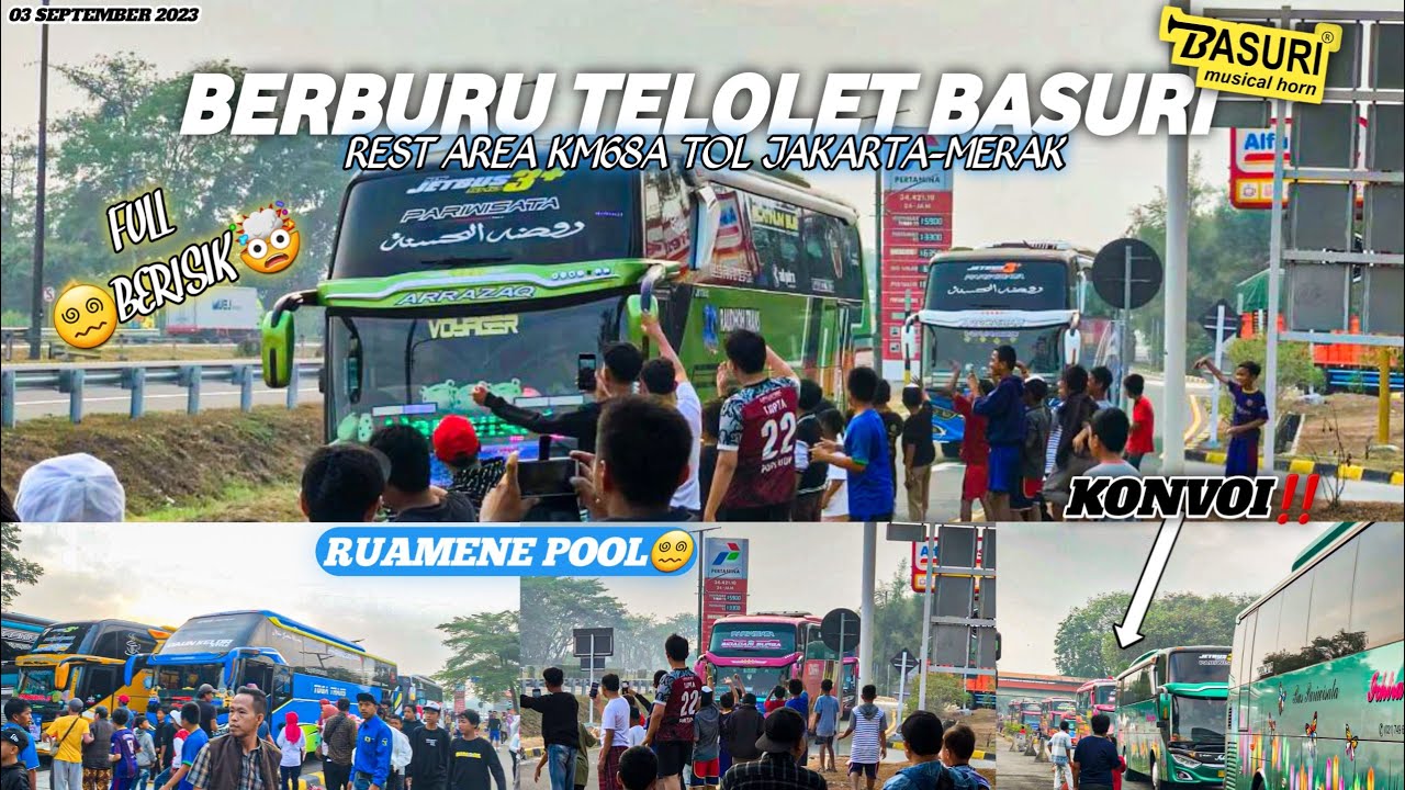 PART 1‼️FULL BERISIK…BERBURU TELOLET BASURI DI REST AREA😵‍💫 - YouTube