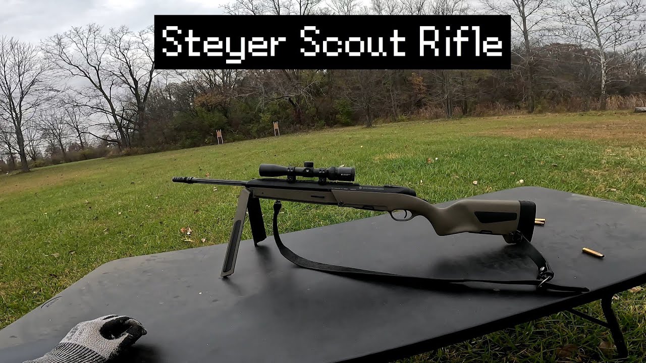 Showing off the Steyer Scout Rifle! - YouTube