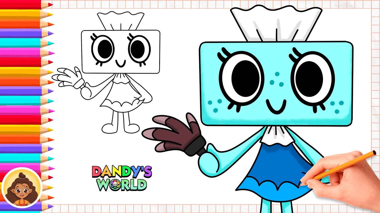 How to Draw Tisha | from Dandy’s World - YouTube