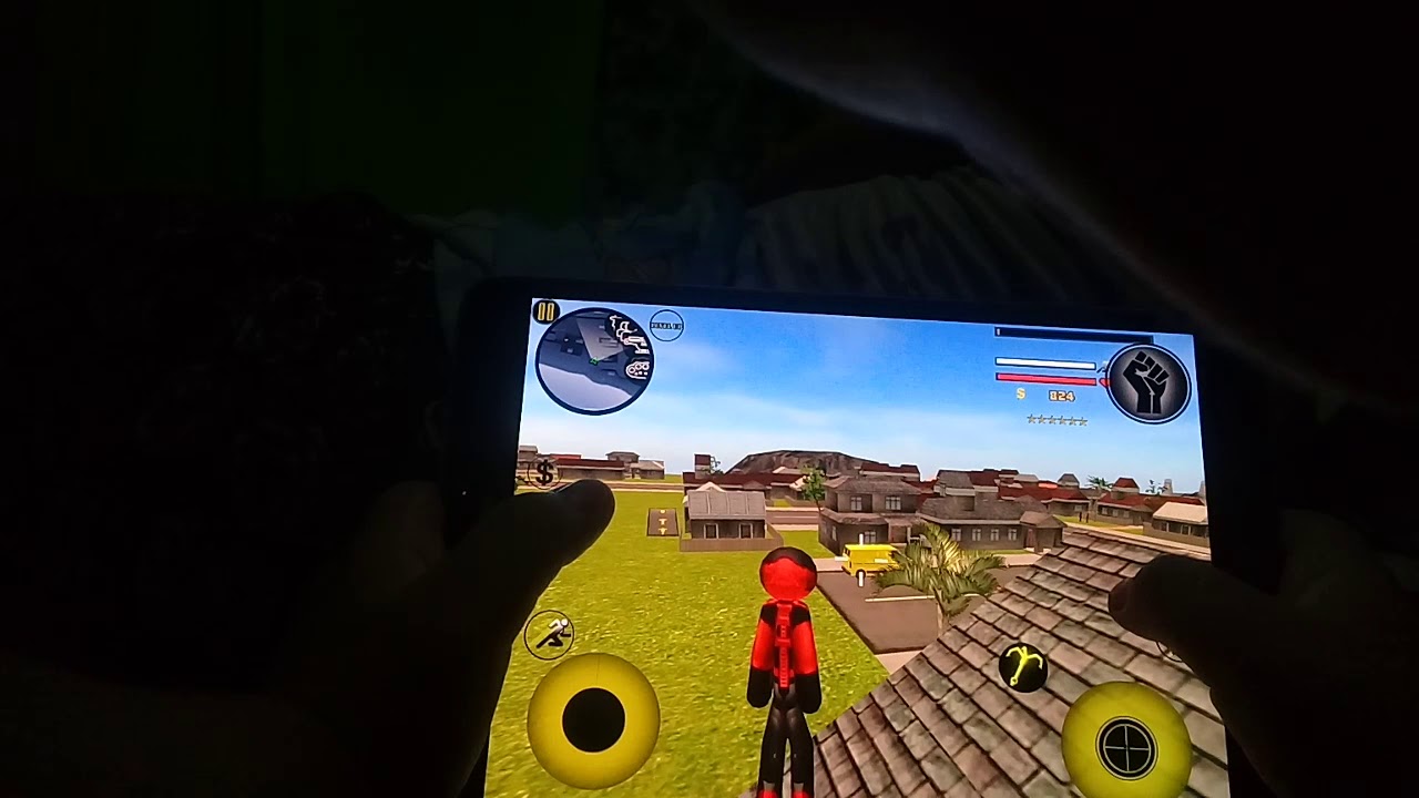 Stickman rope hero gameplay - YouTube