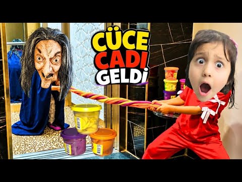 MELİSA MİNİK CADI OYUN HAMURLARINI GİZLİCE ALDI,