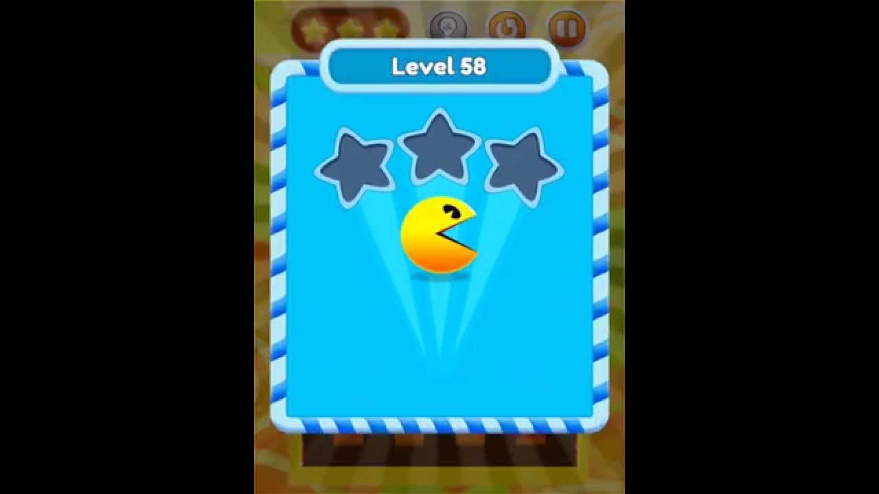 PAC-MAN Bounce - Puzzle Adventure Level 58 Walkthrough Solution for 3 ...