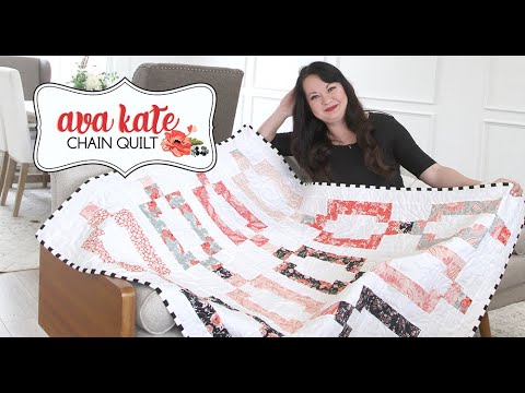 Ava Kate Chain Quilt Block - YouTube