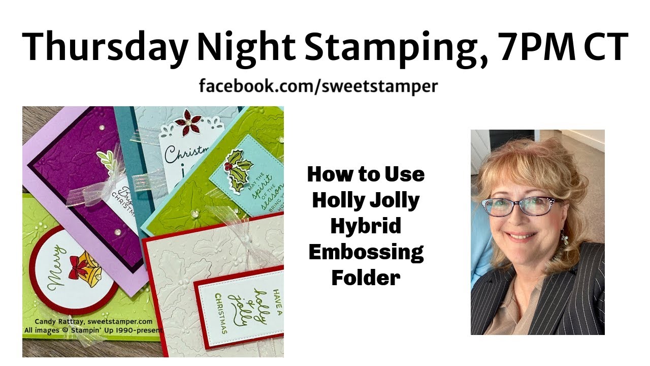 How to Use the Holly Jolly Embossing Folder - YouTube