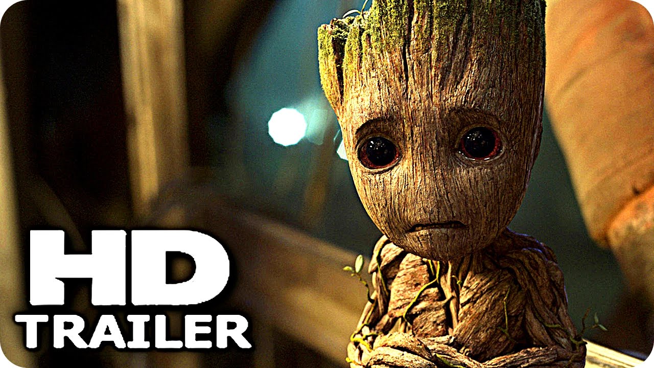 GUARDIANS OF THE GALAXY 2 "Baby Groot vs Baby Dinosaurs" Trailer (2017 ...