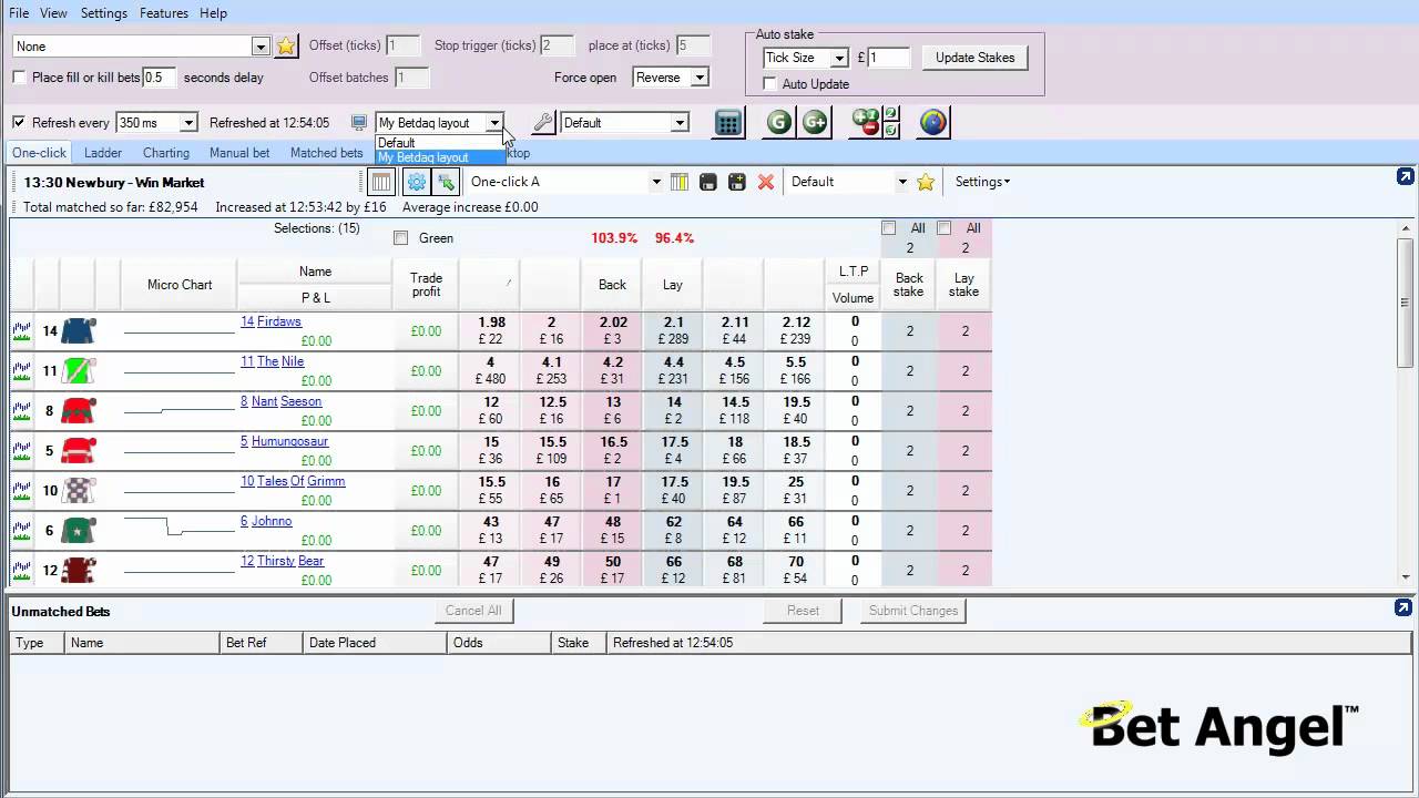 Bet Angel for Betdaq - YouTube