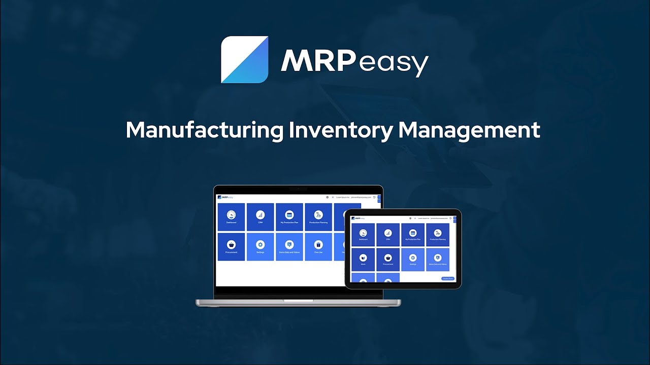 MRPeasy Demo - Manufacturing Inventory Management - YouTube