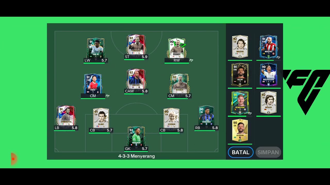 fc mobile mode manager : SLS club vs lol - YouTube