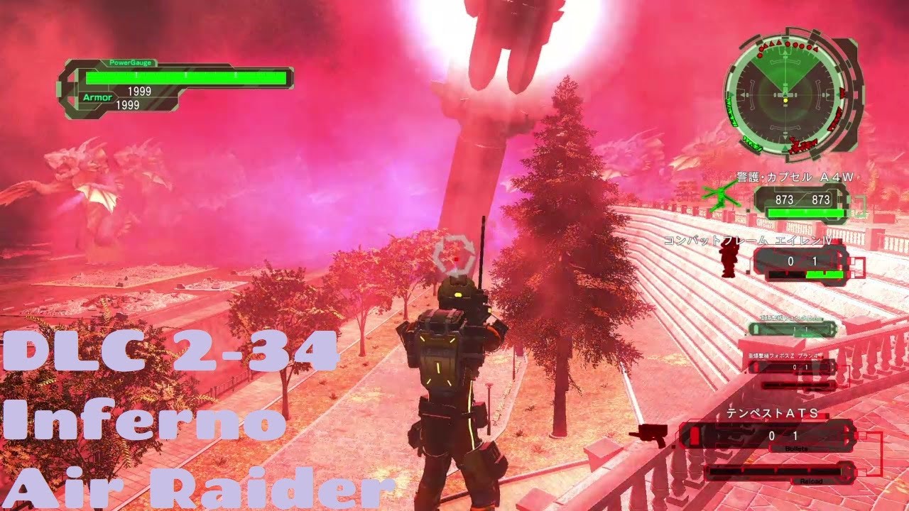 EDF 6 DLC 2-34 the awesome Nukes Quickie Conjecture run Air Raider ...