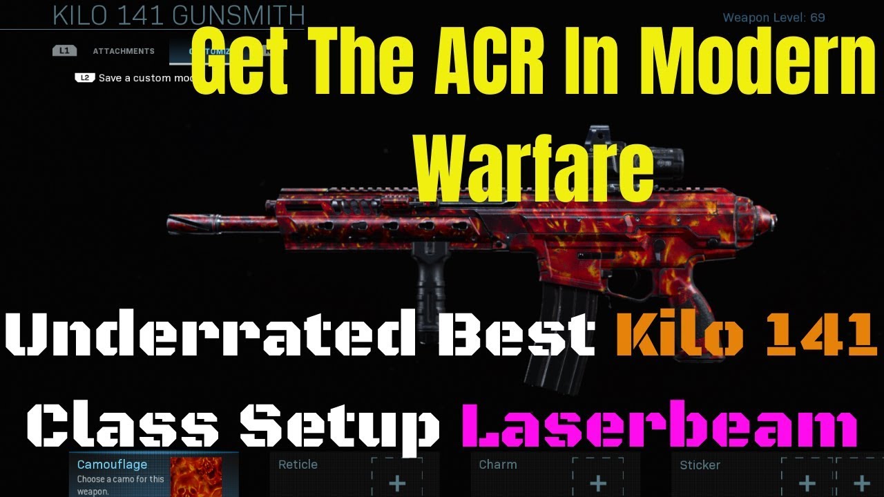 Get The ACR in Modern Warfare - Best Kilo 141 Setup - YouTube