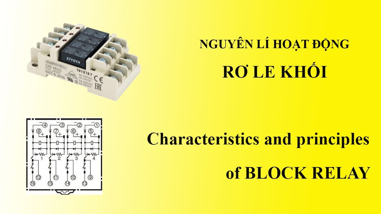 Nguyên lí hoạt động của rơ le KHỐI || Principles of BLOCK REALY - YouTube