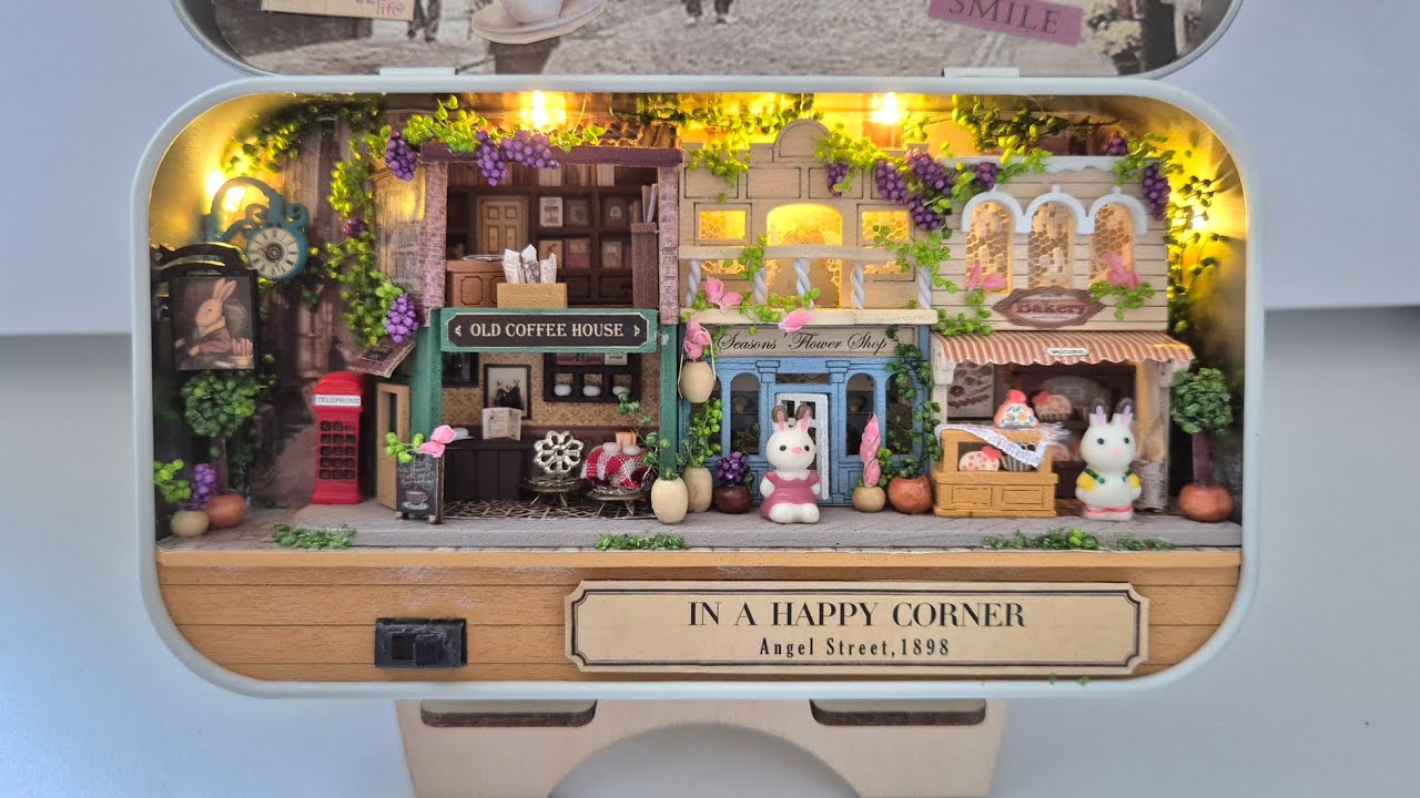 Box theater DIY Miniature model | In a happy corner | Relaxing DIY ...