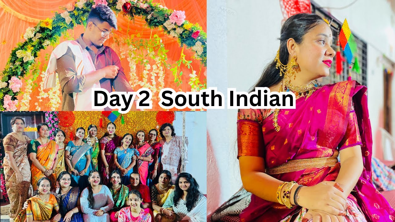Day 2 South Indian Theme In Wedding Geet - YouTube