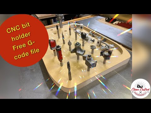 Onefinity CNC tutorial | Free download | Easel | CNC Router Bit Holder ...