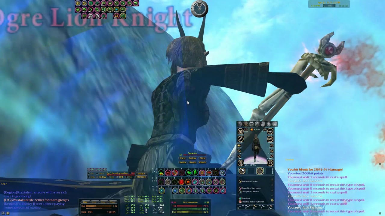 DAoC - Solo Bonedancer - Realm Rank 1-5 ( Auroraaaaaaa ) - YouTube