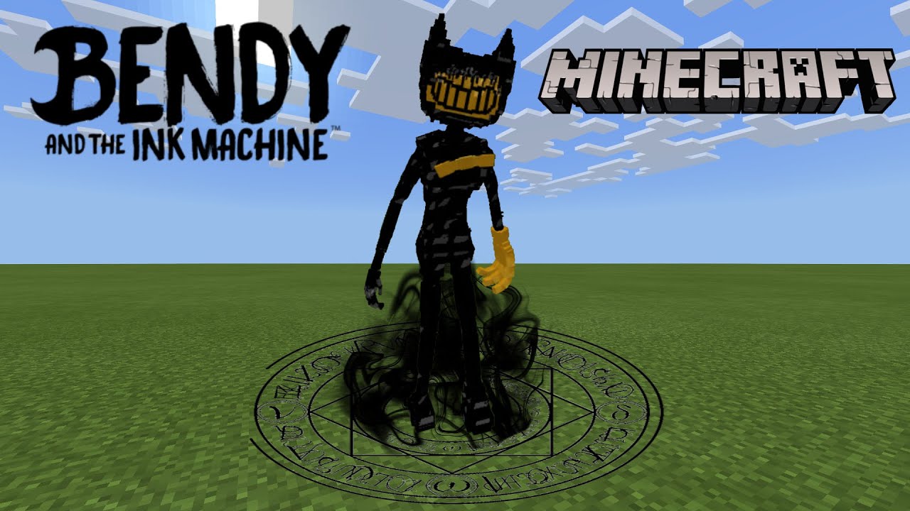 How to SUMMON THE INK DEMON in Minecraft Bendy and the ink machine ...