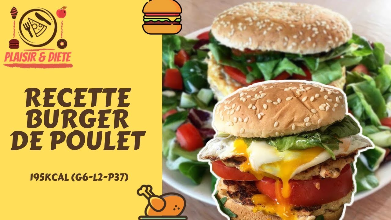 BURGER DE POULET HEALTHY | RECETTE & DÉGUSTATION #recipe - YouTube