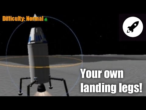 How to make your own landing leg! | Simplerockets 2 Tutorial - YouTube